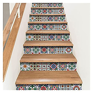 Tile Stickers Country Style Green Stick On Tiles Bathroom PVC Self Adhesive Wall Tiles Kitchen Stick On Wall Tiles Waterproof Peel and Stick Floor Tiles Self Adhesive Tiles for Walls