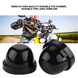 Headlight Dust Cap, 2Pcs 75mm LED Headlight Dust Proof Waterproof Rubber Housing Seal Cover Cap
