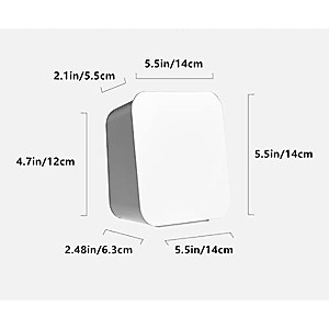 qtip Dispenser Holder Wall Mount Bathroom Qtip Holder Canisters for Cotton Swabs, Cotton Balls, Cotton Rounds, Vanity Countertop Storage Organizer Container 1