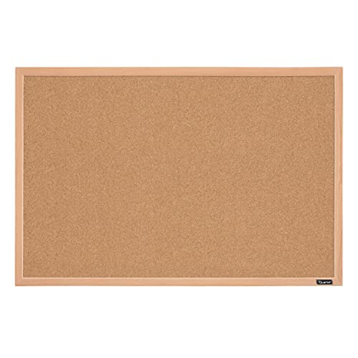 Quartet Cork Board Bulletin Board, 2' x 3' Framed Corkboard, Oak Frame, Decorative Hanging Pin Board, Perfect for Office & Home Decor, Home School Message Board or Vision Board (35-380352)