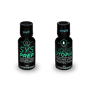 PrimoChill PrimoFlex LRT Custom Watercooling Flexible Tubing -3/8in.ID x 1/2in.OD, 10 feet Bundled with System Prep and Coolant, Made with Premium Materials, Proudly Made in the USA - Crystal Clear