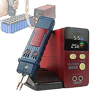 CHUNTIANMEI Portable Mini Battery Spot Welder, Battery Spot Welder Kit,100~240V Battery Spot Welder, Portable Pulse Welding Machine, for Battery Pack 18650 14500 Lithium Batteries