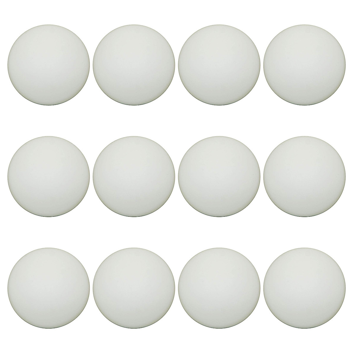 Premium Quality 12 Pcs Door Bumper Self Adhesive Sticker Strong Stickiness Wall Protector Guard Door Knob Stopper 1.6 Inches Rubber Round White Silicone Door Handle Bumper Set