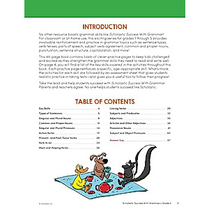 Scholastic Success with Grammar Grade 3 Workbook