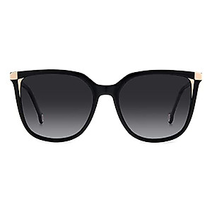 Carolina Herrera HER 0140/S Black Nude/Dark Grey Shaded 54/17/145 women Sunglasses