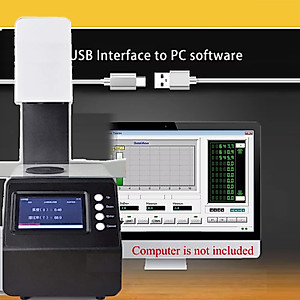 VTSYIQI Haze Meter Hazemeter Light Transmission Meter Benchtop Analyzer with Range 0 to 100% for Plastics Films Glass LCD Panels