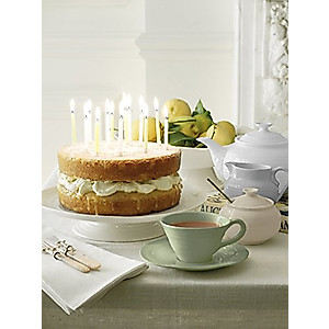 Portmeirion Sophie Conran White Covered Sugar Bowl | 11 Oz Sugar Container | Sugar Jar for Coffee Bar, Home, and Kitchen Countertop | Made from Fine Porcelain