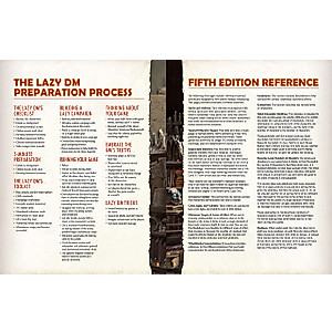The Lazy DM's Workbook