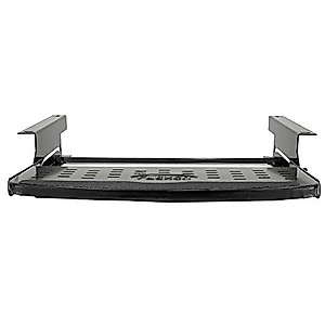 RecPro RV Steps 24" Single Step Low Profile in Black | RV Stairs | RV Exterior Steps | Camper Steps FP-1200