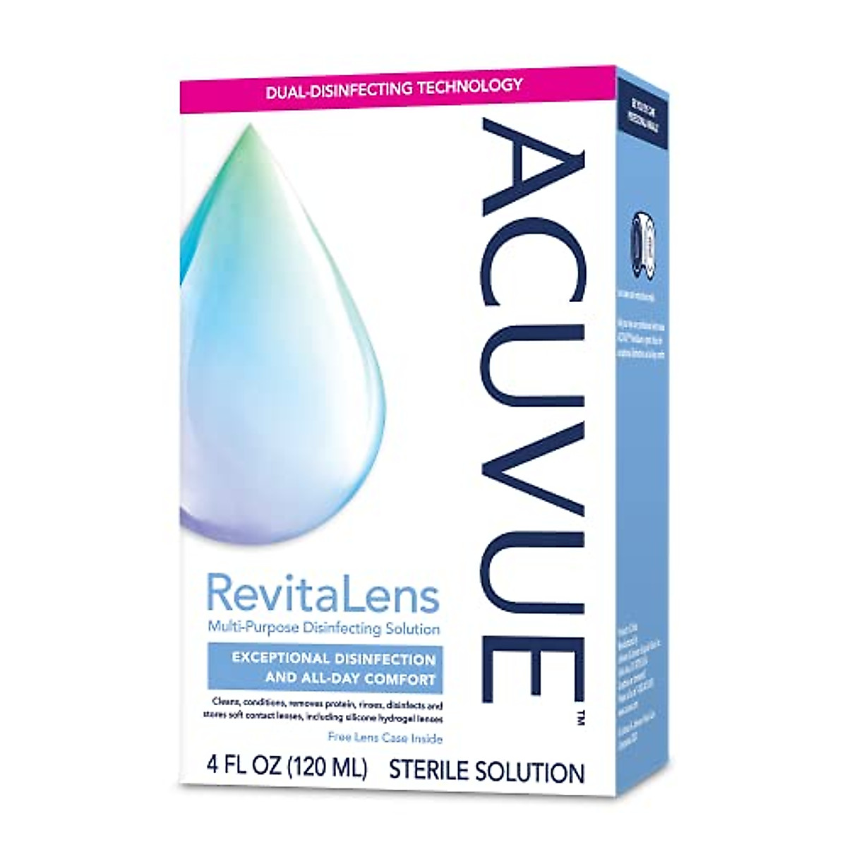 ACUVUE® RevitaLens Multi-Purpose Disinfecting Solution, 4 oz. (Pack of 4)