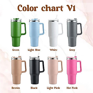 VTER Western Halloween Tumbler 40oz With Handle and Straw, Howdy Ghouls 40oz Tumbler, Cowgirl 40oz Stainless Steel Tumbler, Halloween Cup, Insulated Stainless Steel Tumbler (V2 pink dusk)