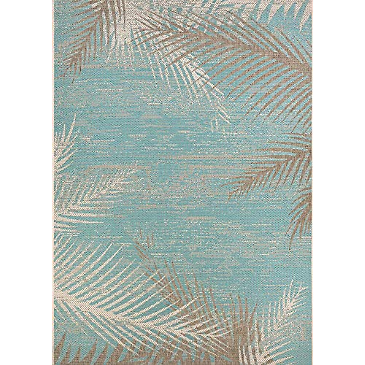 Couristan Monaco Area Rug, 2' x 3'7", Aqua