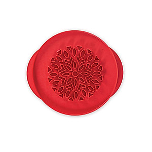 Nordic Ware Lattice & Hearts Pie Top Cutter, 12 inch