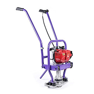 Gas Powered Concrete Screed 35.8CC 4 Stroke Gasoline Engine Concrete Power Screed 1.36HP Concrete Surface Leveling Cement Finishing Vibrating Motor (GX35 Gasoline Engine)