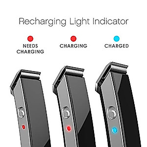 Pure Enrichment TRYM Lithium Rechargeable Beard Trimmer - 11-Piece Grooming Kit with Cordless Use, Charging Dock, 4 Trim Attachments, Cleaning Brush, Clipper Oil, and Drawstring Travel Bag (Black)