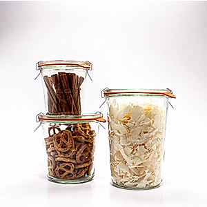 Weck 742 Mold Jar - .5 Liter, Set of 6