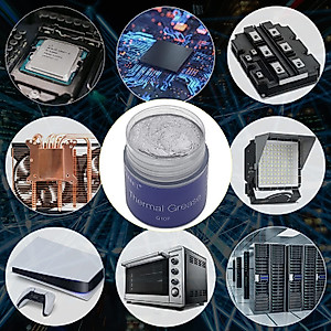 GENNEL G107 20g Silver Thermal Paste, High Performance Heatsink Paste, Thermal Conductive Grease Compound for CPU GPU Cooler LED IC PS4 Xbox Chipset