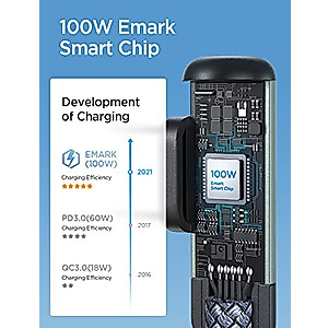 100W USB C to USB C Cable 10ft, Type C to Type C Cable, AINOPE USBC to USBC Fast Charging Cable Right Angle Compatible with MacBook Air/Pro, iPad Pro 12.9/11/Air/Mini, Samsung Galaxy S22/21/20/Note20