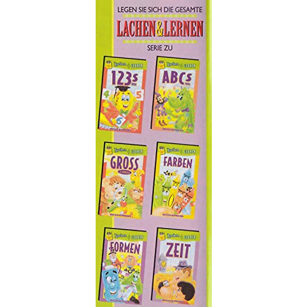 Lachen & Lernen 123s - Zahlen von 0 bis 10 [VHS-VIDEOKASSETTE]