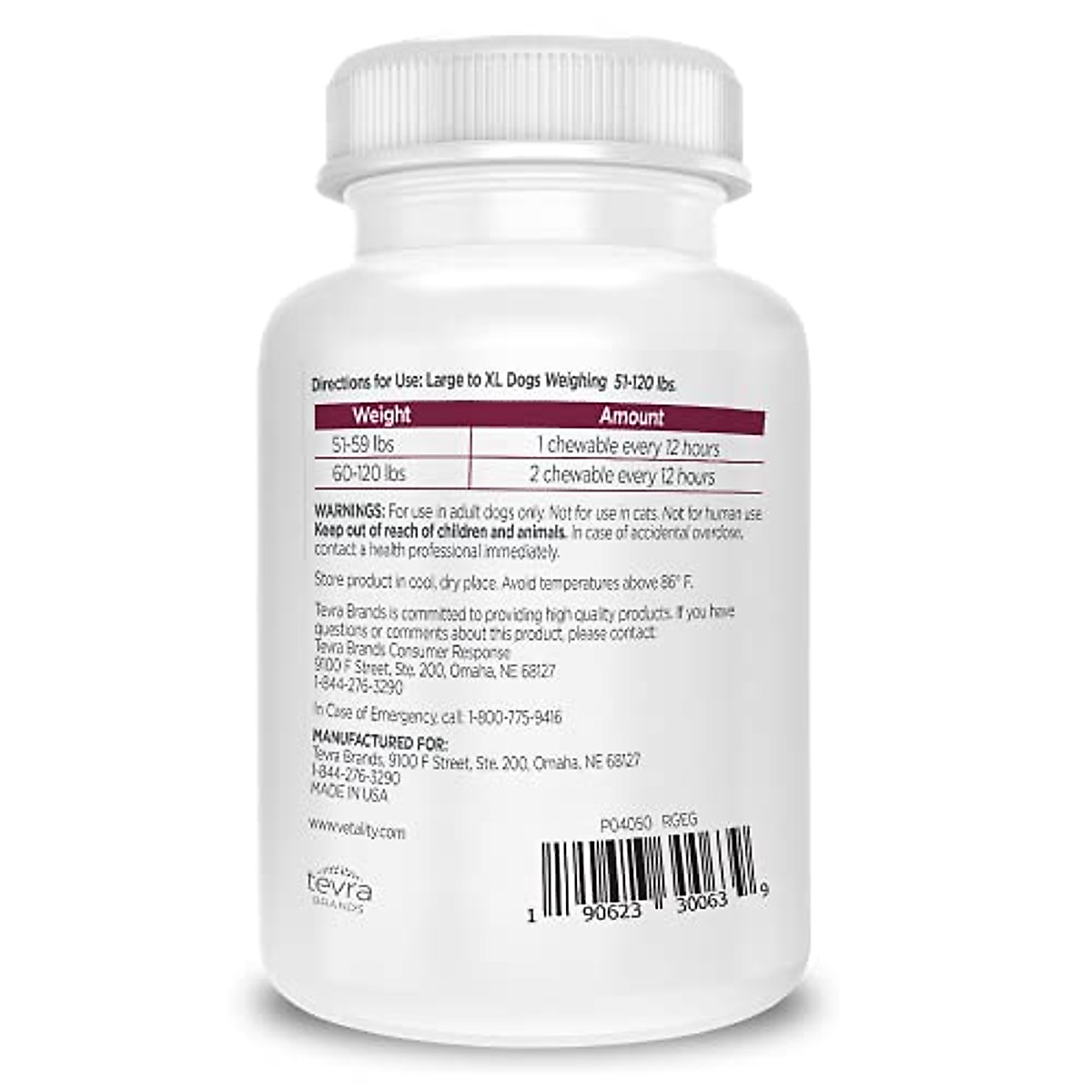 Vetality Canine Aspirin for Dogs | Fast Pain Relief | Small to Medium Dogs | Liver Flavor | 75 Chewable Tablets