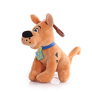 Giliger Scoooby Doo 6 Inches Plush Keychain for Bag Backpack Stuffed Animal Dog Gift Stocking Stuffers for Kids Teens