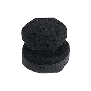 AuInLand Tire Dressing Applicator Tire Shine Applicator Dressing Pad Car Detailing Foam Sponge Tire Cleaner Sponge, 10 Packs