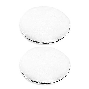 uxcell 7" Wool Polishing Pad Hook and Loop Buffing Wheel for Orbital Polisher Buffer 2 Pcs