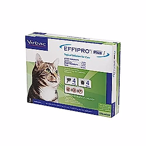 Virbac Effipro PLUS Topical Solution For Cats, 3 Month Supply