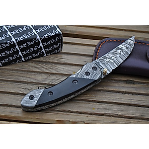 Perkin - Handmade Damascus Pocket Knife - Beautiful Folding Knife