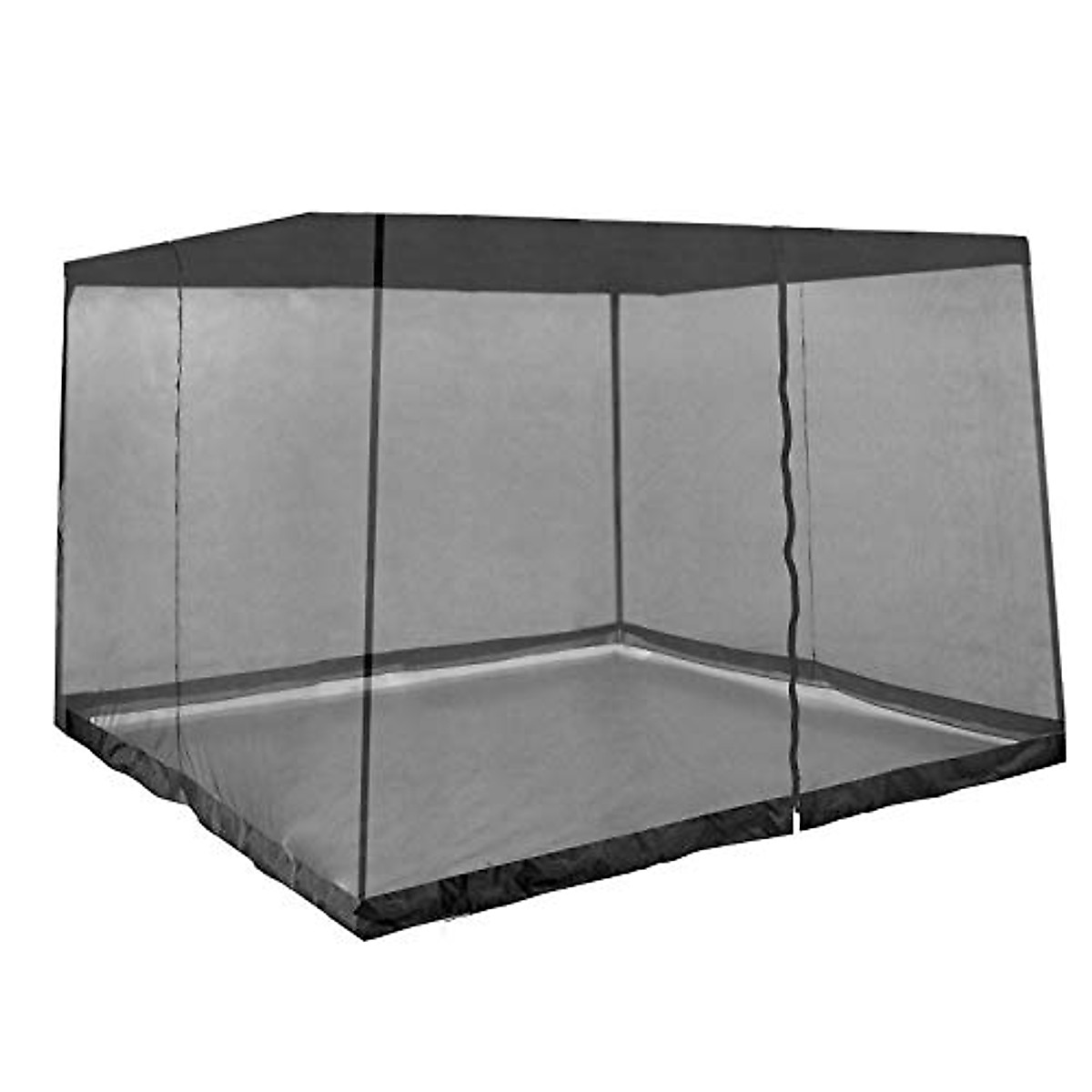 Z-Shade Bug Screen 10 x 10 Foot Instant Gazebo Screenroom Only, Black(for Parts)