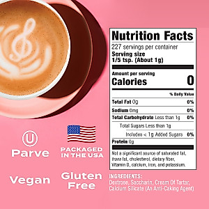 Sweet'N Low Zero Calorie Bulk Sweetener, 8 oz. Box, Granulated Sugar Substitute for Baking, Coffee, Tea and More, Kosher & Gluten Free, Low Glycemic Index