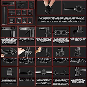 DeadEyeVR Annihilator 2 - VR Magnetic Carbon Fiber Rifle Adapter Stock Controller Attachment Accessory for Virtual Reality (Index - Sling - AR15)