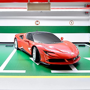 100 CLASSIC Officially Licensed RC Car Ferrari LaFerrari SF90 STRADALE Remote Control RC Car Series 1:24 Scale Full Function Electric Sport Racing Hobby Toy Car 97600RD