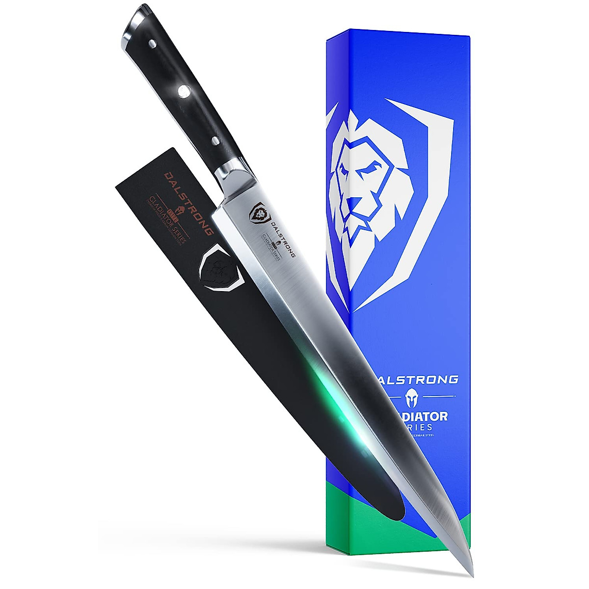 Dalstrong Shadow Black Series Yanagiba Sushi Knife 10.5" Bundled with Gladiator Series Yanagiba Sushi & Slicing Knife 10.5" - NSF Certified