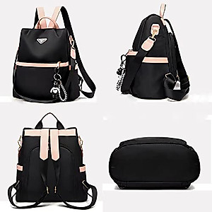 go-done Small Nylon Women Backpack Purse Anti-theft Fashion Travel Shoulder Bag,Ladies Single Shoulder Bag,Mini Backpack