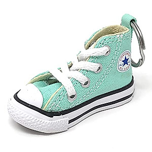 Converse Key Chain All Star Chuck Taylor Sneaker Keychain Authentic, Mint/White, One Size