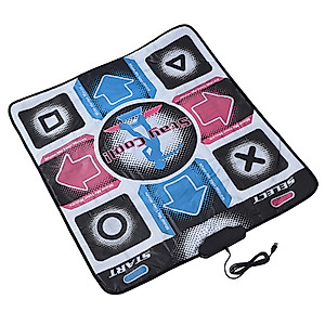 Non-Slip TV Dance Mat DDR Dancing Pad Blanket for Microsoft Xbox 360 Game for Windows XP/ 7 / 10 OS with USB Interface