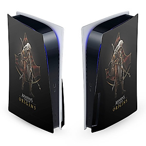 Head Case Designs Officially Licensed Assassin's Creed Bayek Crest Origins Character Art Vinyl Faceplate Sticker Gaming Skin Decal Cover Compatible With Sony PlayStation 5 PS5 Disc Edition Console