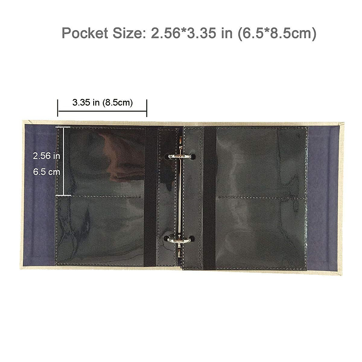 Fancyme 100 Pockets Instax Mini Photo Album Film Book Compatible with Fujifilm Instax Mini LiPlay 11 9 8 7s 90 70 25 Instant Camera 3 Inch Picture Name Card Holder (Beige)