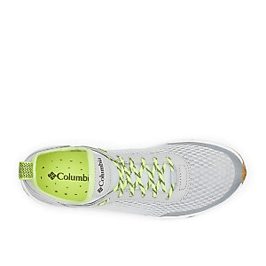 Columbia Mens Summertide Water Shoe, Steam/Voltage, 10.5 US Grey, Yellow