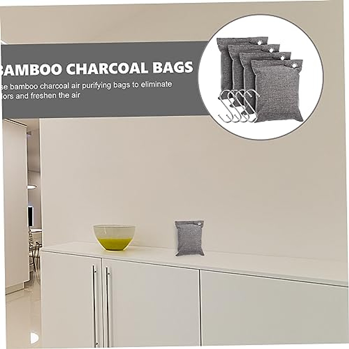 USHOBE 1 Set Charcoal Bag Refrigerator Air Freshener Fridge Fresheners Nature Air Purifying Bags Charcoal Fresh Shoe Deodorizer Bag Shoes Drying Bag Home Supply Car