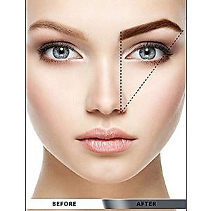 Demure Eyebrow Dye Kit, Professional Formula Brow Tint - contains Argan Oil & Castor Oil (Omega 6, Carotene, Vitamins А, Е, F), Fast and Safe Results (Dark Brown)