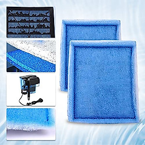 10-20 Gallon Aquarium Filters EZ-Change #2 Filter Cartridge fit Aquarium Filter Cartridge 10 to 20 Power, for Healthier Fish (4 Pcs)