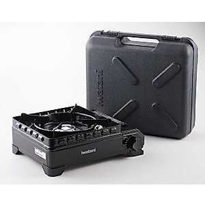 Iwatani CB-ODX-1-BK Cassette Fu Cassette Stove, Tough Maru, Black