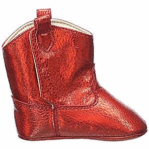 Baby Deer Girls' 02-4973 Western Boot, Red, 1 Regular US Infant