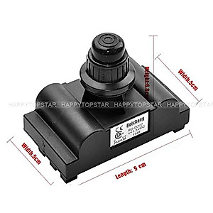 The BBQ 03370 Spark Generator 7 Outlet AA Battery 256938 Push Button Ignitor Igniter for Amana, Uniflame, Surefire, Charmglow, Charbroil, Centro, Brinkmann, BBQ Pro, Bakers & Chefs Model Grills