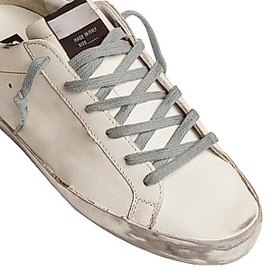 Endoto 2 Pairs Shoelaces for GG Sneaker Flat Shoe Laces Replacement Shoes Strings(Color:Grey,Size:38Inch)