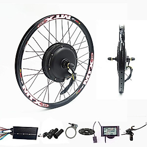 NBPOWER 72V 2000W Rear Wheel Motor, 2000W Electric Bicycle Conversion Kit with Mutifunction SW900 Display,72V 45A Controller, with 7 Speed flywheel (26inch)