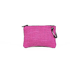 DIME BAGS Zipline | Hemp Wallet with Zipper Closure (8 inch, Magenta)