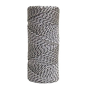 Kraft Tool BC352 Premium Professional Bonded Braided Masons Line with 500-Feet Tube, White/Black, One Size